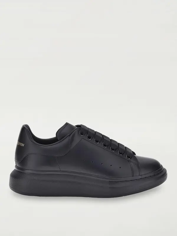 Alexander McQueen Oversize Smooth Calf Leather Sneakers With Chunky Sole