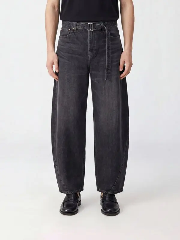 Sacai Wide-leg Baggy Denim Jeans
