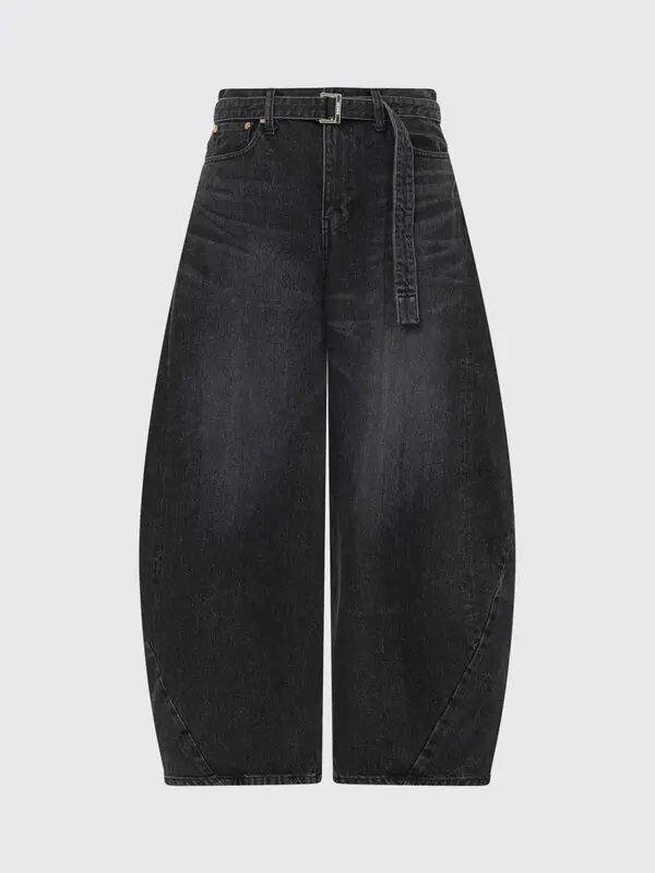 Sacai Wide-leg Baggy Denim Jeans