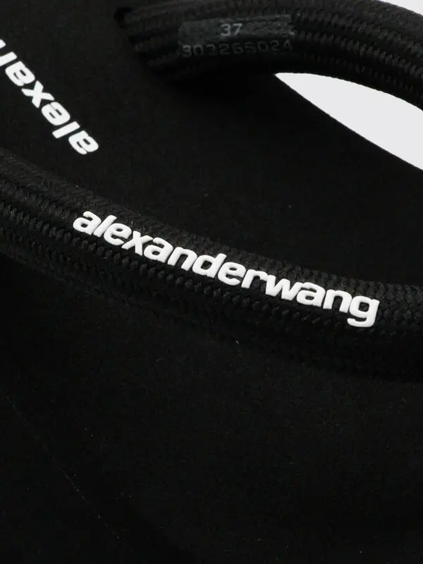Alexander Wang Jenna Platform Thong Sandals In Mesh