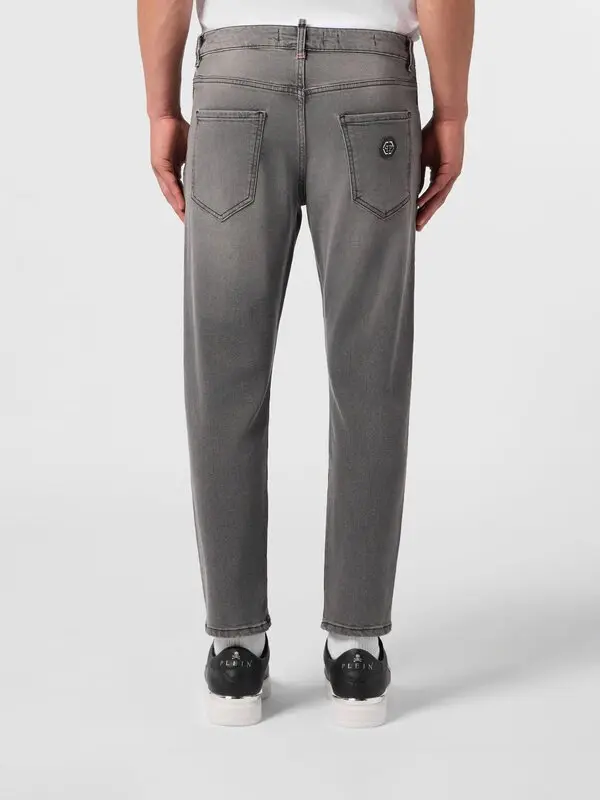 Philipp Plein Washed Denim Jeans
