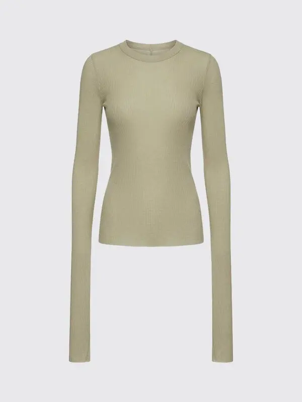 Rick Owens Viscose And Silk Knit Top - Sand