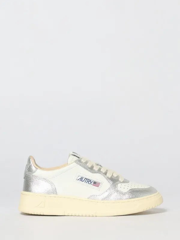 AUTRY Leather Trainers - Silver