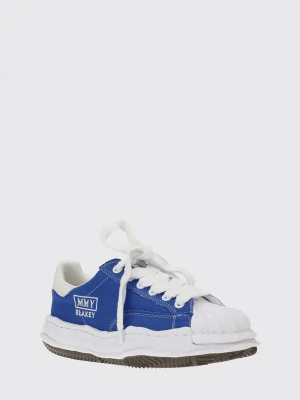 Mihara Yasuhiro Blakey Og Cotton Canvas Sneakers - Blue