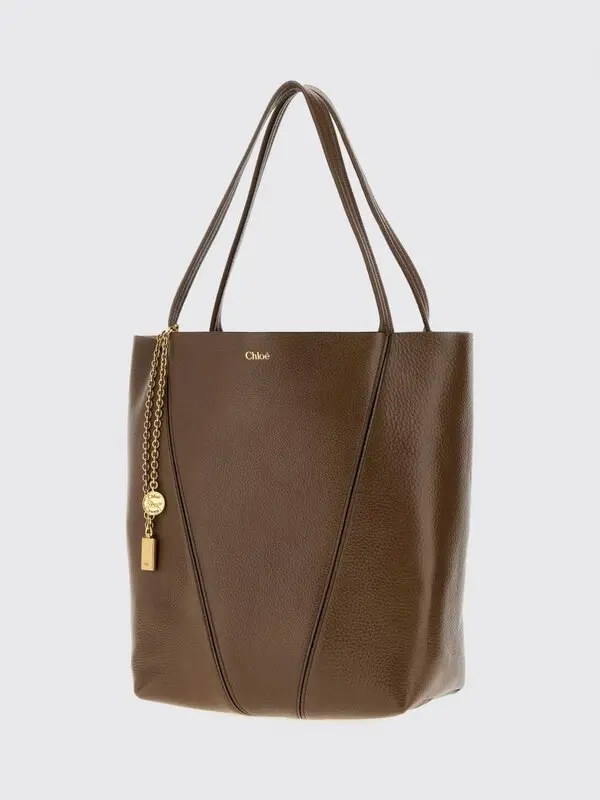 Chloé Tote Bag With Gold Tone Hardware - Camel