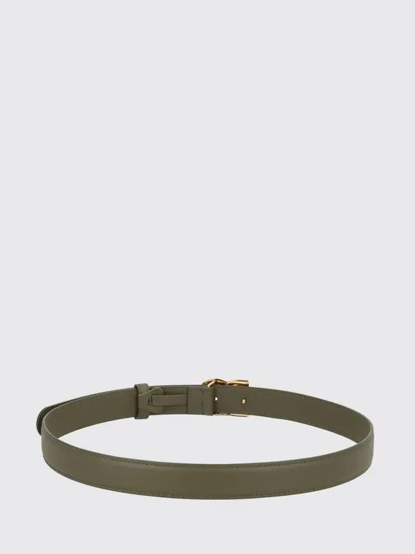 Dolce & Gabbana Leather Belt With Dg Monogram Buckle