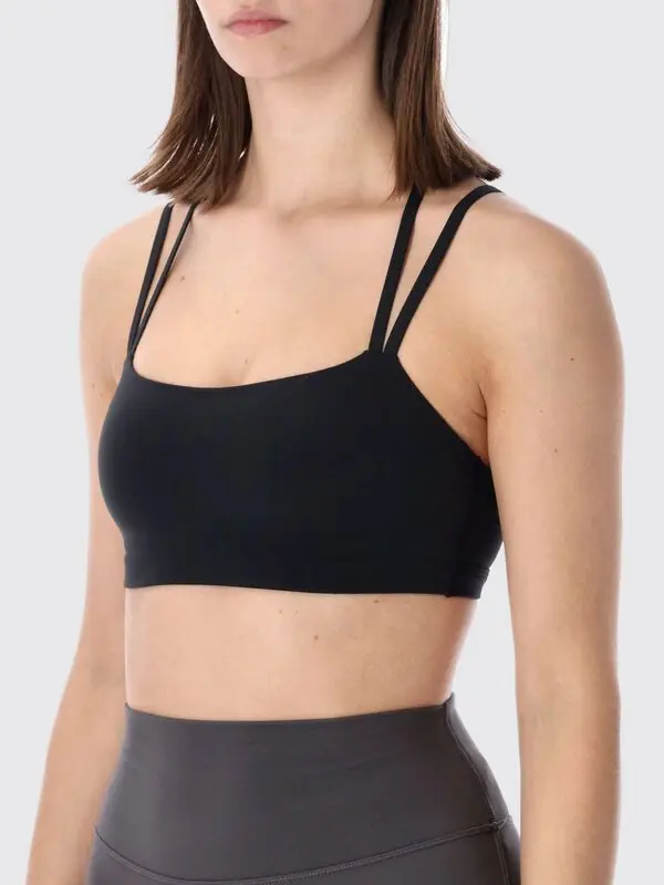 Nike Zenvy Strappy Cropped Top In Stretch Technical Fabric - Black