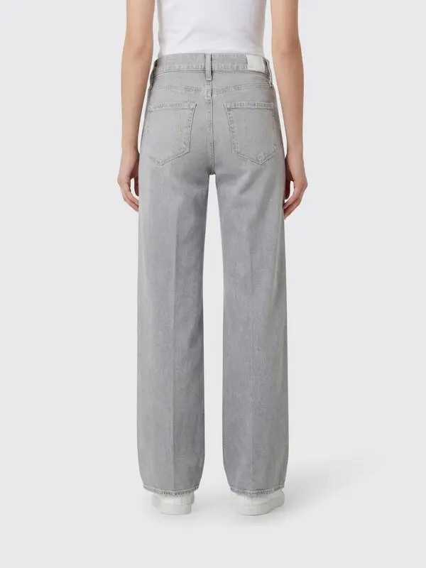 Paige Cotton Denim Straight Jeans