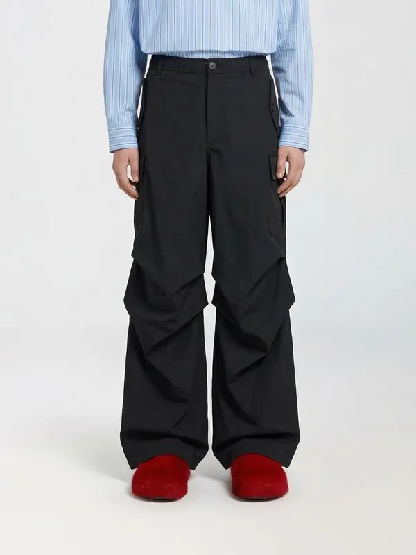 Marni Cotton Blend Cargo Trousers