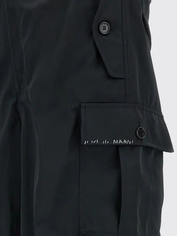 Marni Cotton Blend Cargo Trousers