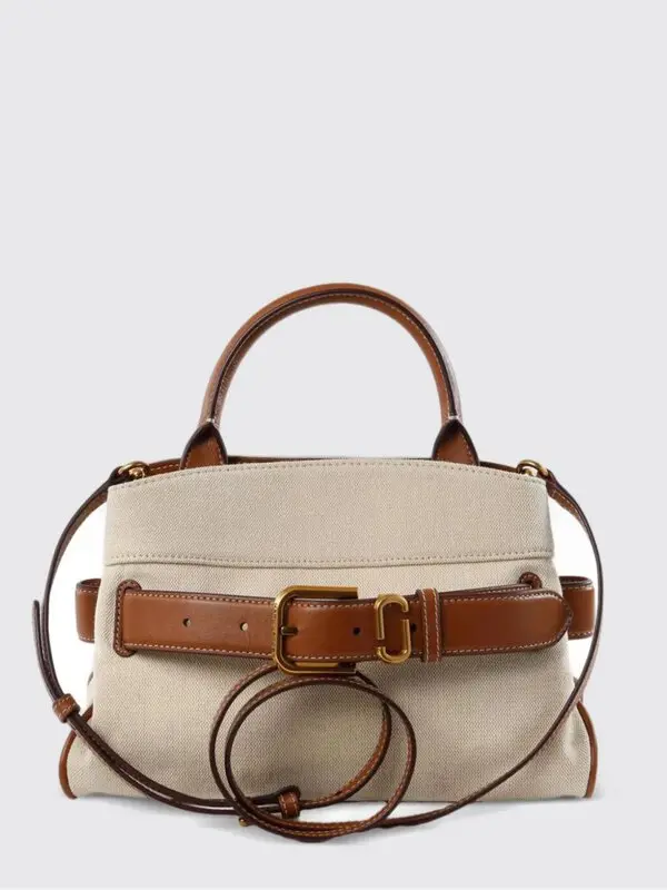 Marc Jacobs The Satchel Canvas Handbag With Double J Logo