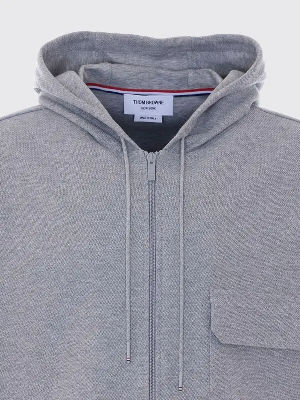 Thom Browne Twill Hooded Coat