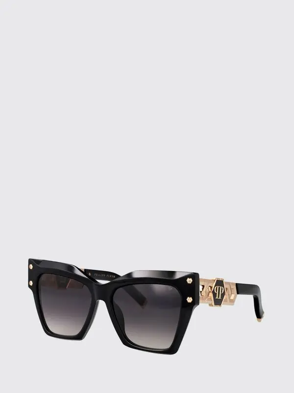 Philipp Plein Studded Geometric Embellished Sunglasses