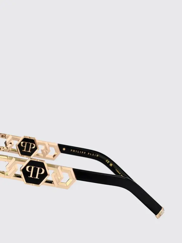 Philipp Plein Studded Geometric Embellished Sunglasses
