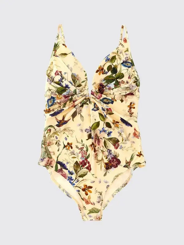 Zimmermann Floral Print Polyester One-piece Swimsuit
