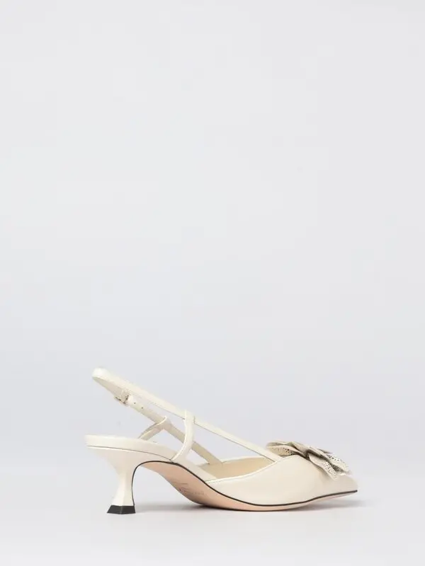 JIMMY CHOO Mimmi Nappa Slingback With Applied Flower