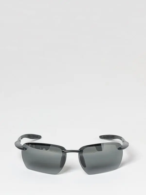Maui Jim Ho'okipa Ultra Rectangular Aviator Metal Sunglasses With Uva/uvb Lenses