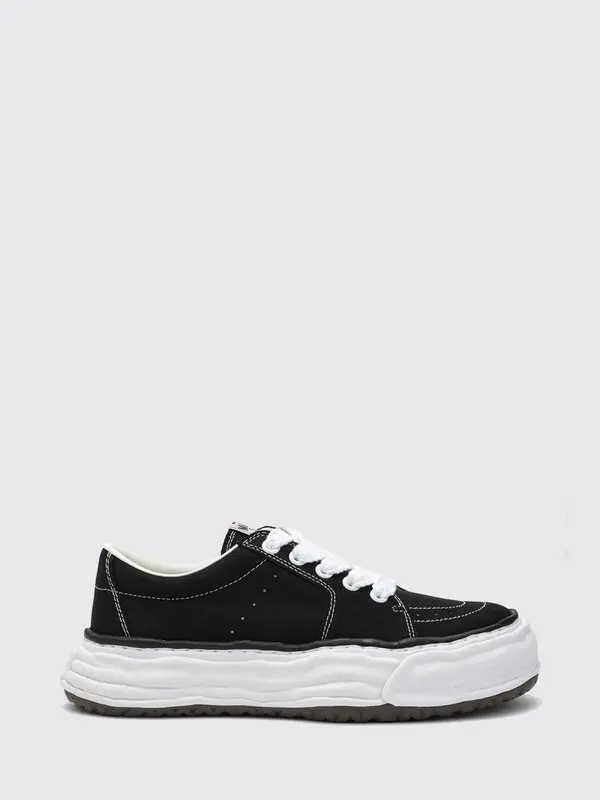 Mihara Yasuhiro Eric Canvas Low-top Platform Sneakers - Black
