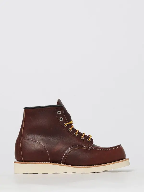 Red Wing Lace Up Boots - Brown