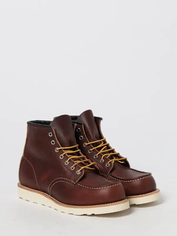 Red Wing Lace Up Boots - Brown