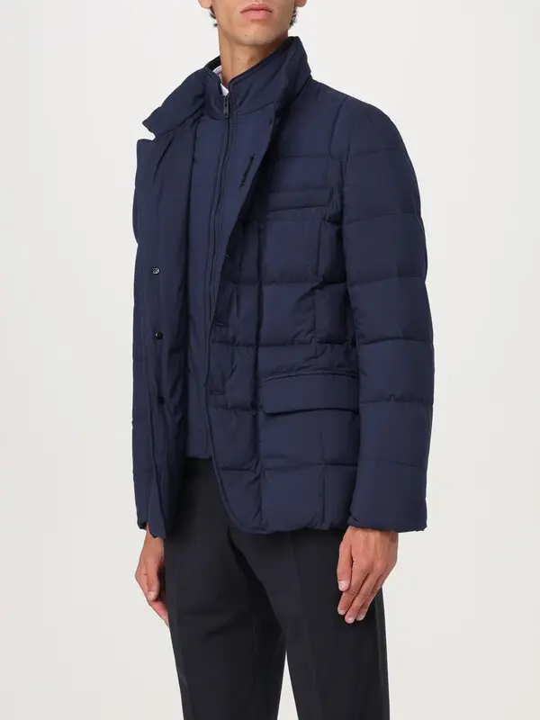 FAY Quilted Jacket - Blue