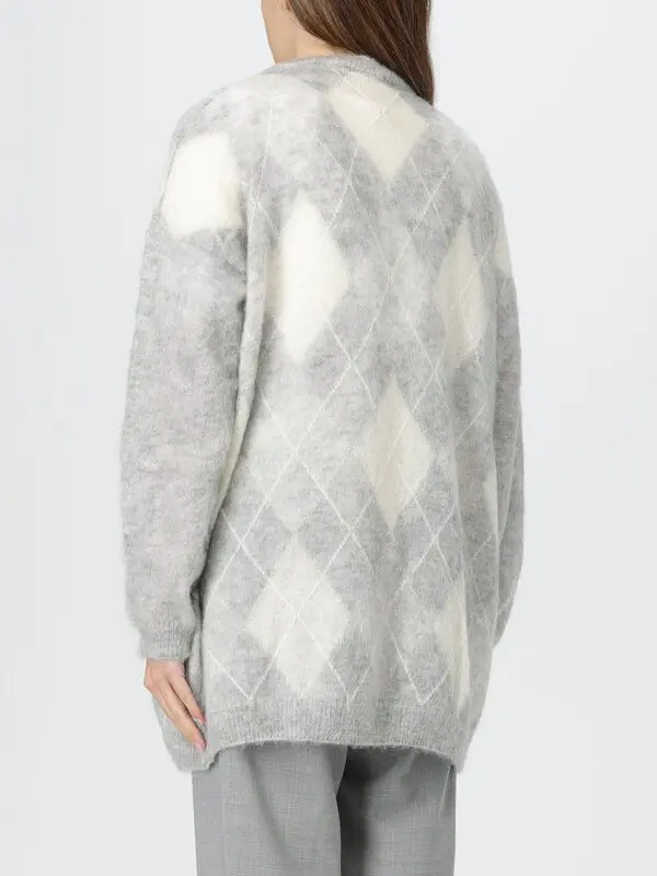 SEMICOUTURE Cardigan With Argyle Pattern
