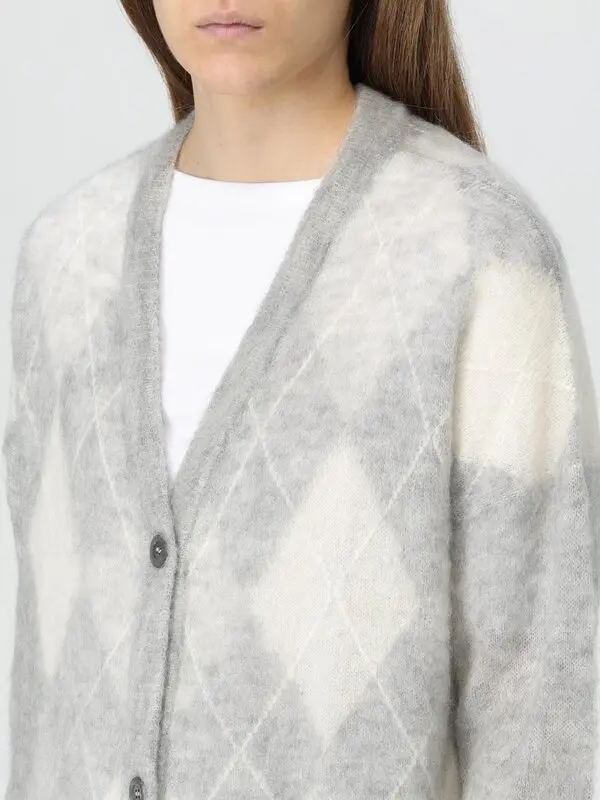SEMICOUTURE Cardigan With Argyle Pattern