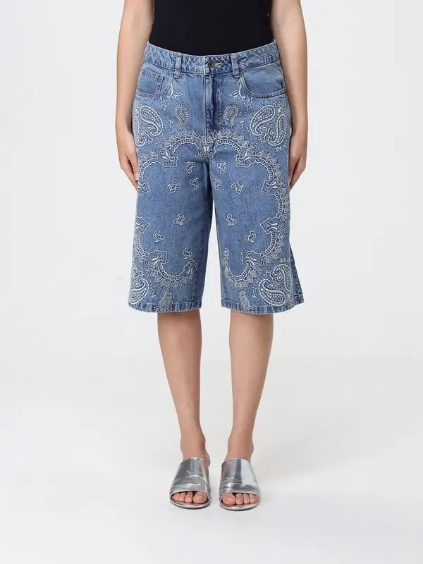 Liu Jo Cotton Shorts With Embroidery