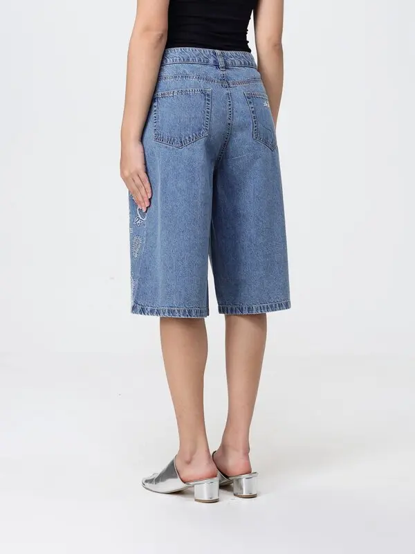 Liu Jo Cotton Shorts With Embroidery