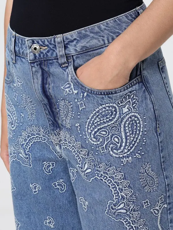Liu Jo Cotton Shorts With Embroidery