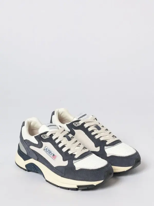AUTRY Hyperway Bi Leather And Mesh Low-top Sneakers