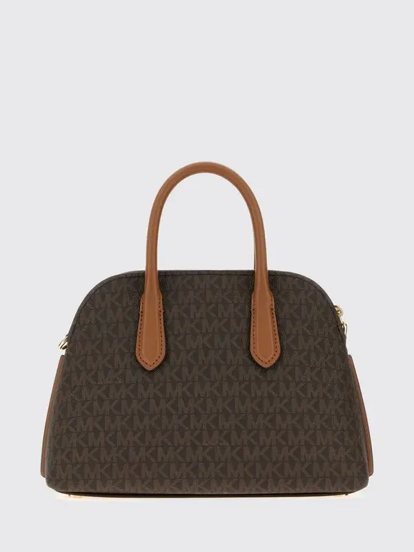 Michael Kors Freddie Monogram Canvas Handbag With Logo Charm