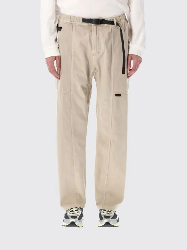 Gramicci Cotton Trousers With Drawstring Waist And Straight Hem