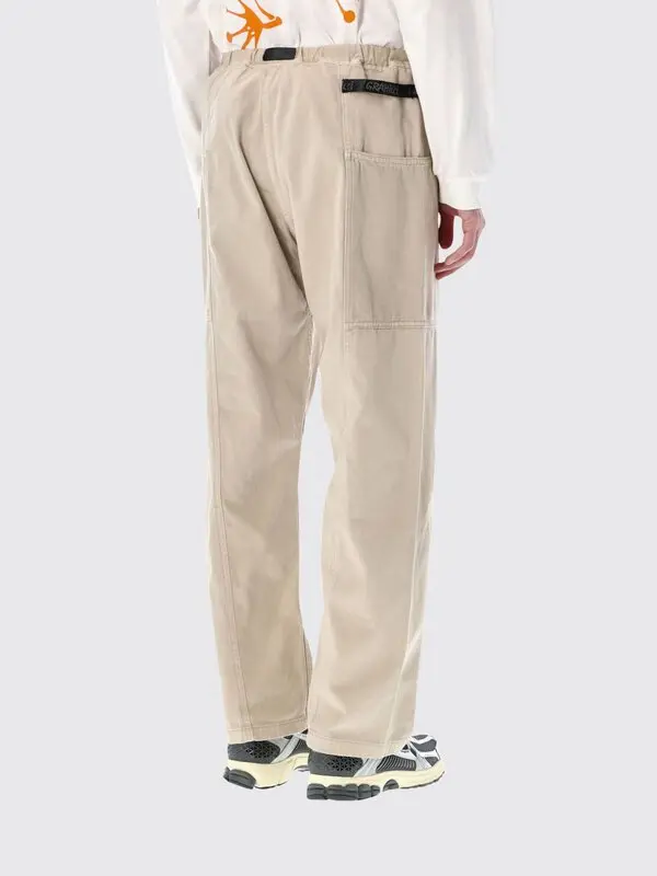Gramicci Cotton Trousers With Drawstring Waist And Straight Hem