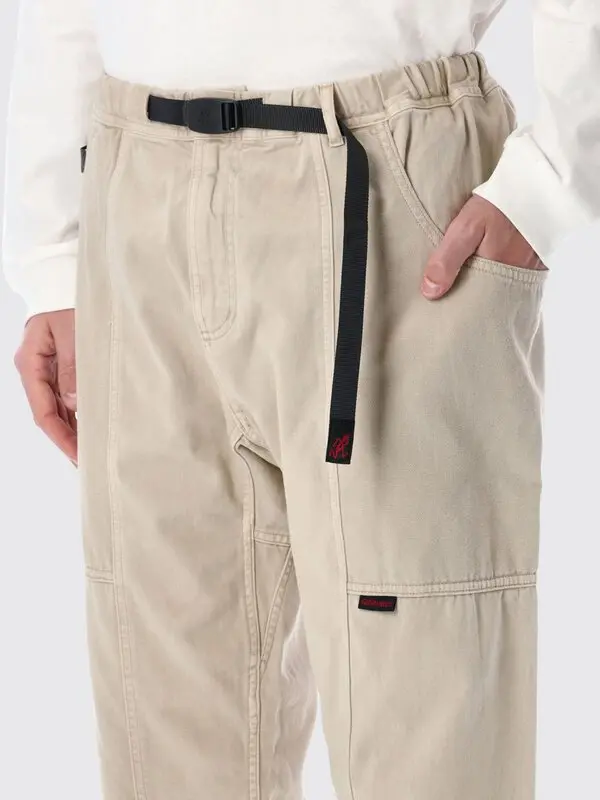 Gramicci Cotton Trousers With Drawstring Waist And Straight Hem