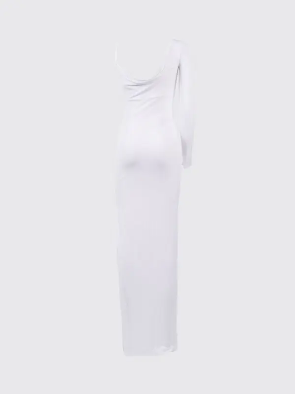 Elisabetta Franchi Jersey One Shoulder Dress - White