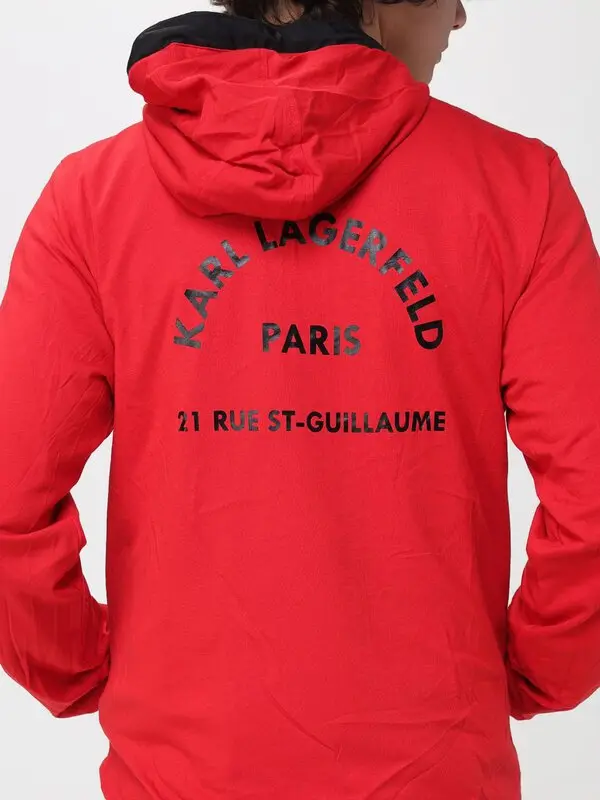 Karl Lagerfeld Hooded Windbreaker Jacket