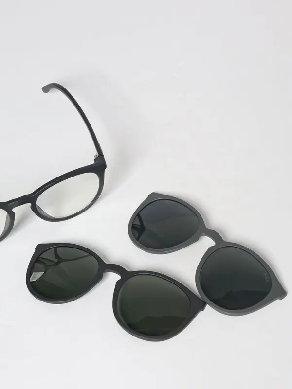 Polo Ralph Lauren Rounded Propionate Sunglasses With Removable Lenses