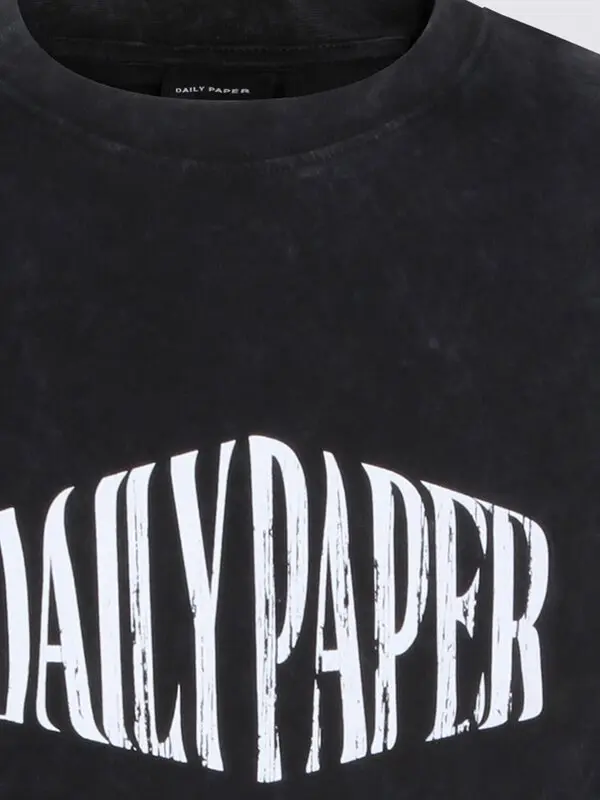 DAILY PAPER Cotton Crew Neck Pullover With Logo