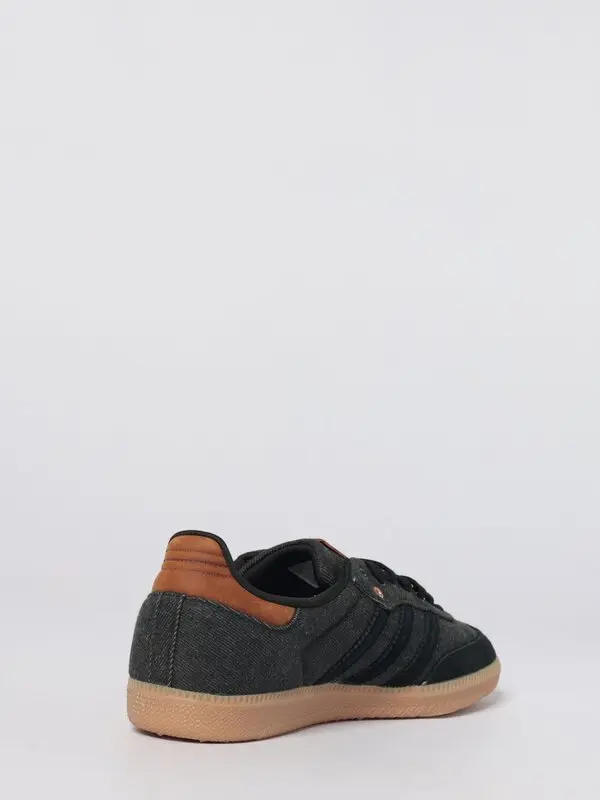 ADIDAS ORIGINALS Samba Og Twill And Suede Sneakers - Black
