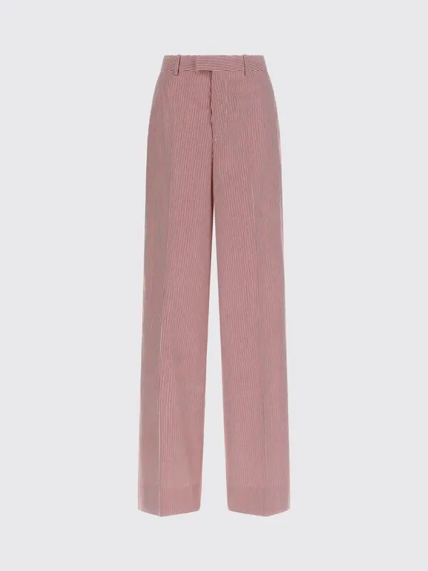 ARMARIUM Wide-leg Pants In Striped Cotton