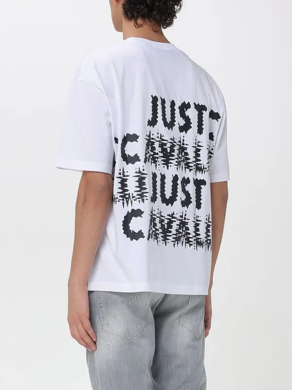 Just Cavalli Cotton T-shirt With Logo