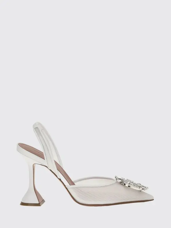 Amina Muaddi Begum Embellished Slingback Pumps