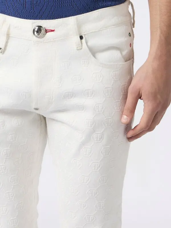Philipp Plein Skinny Fit Stretch Denim Jeans