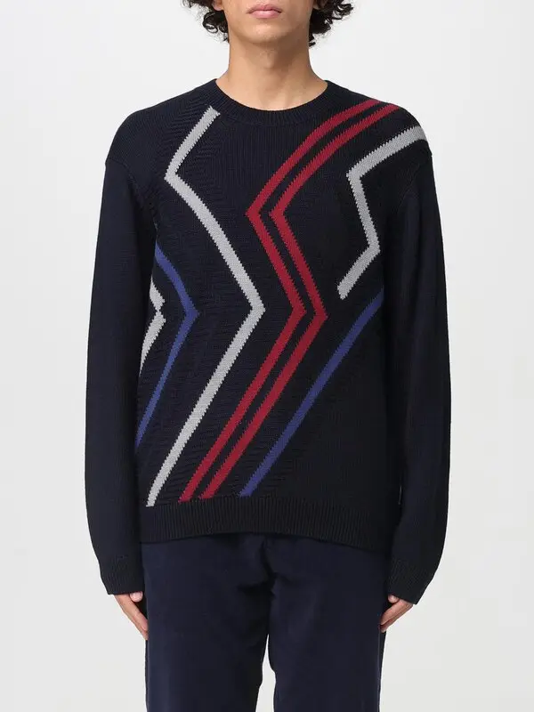 Armani Exchange Geometric Knit Pullover