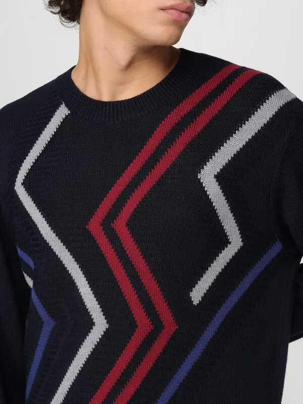 Armani Exchange Geometric Knit Pullover