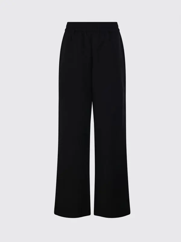 AMI Paris Linen Blend Palazzo Trousers