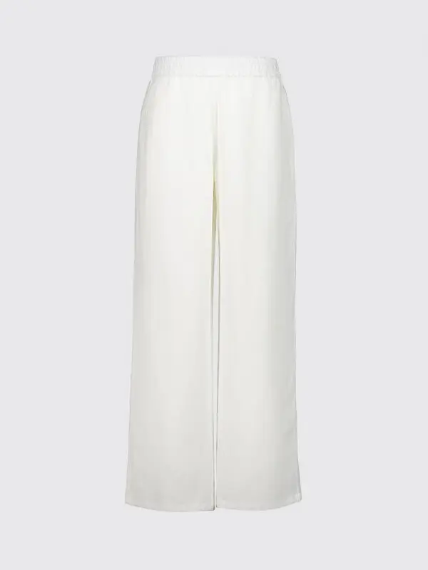 AMI Paris Linen Blend Palazzo Trousers