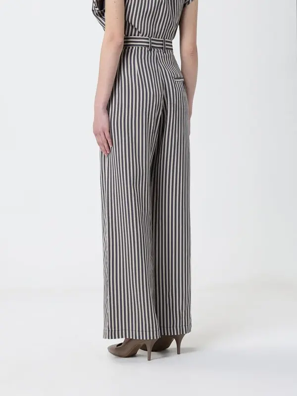 TELA Striped Viscose Blend Pants