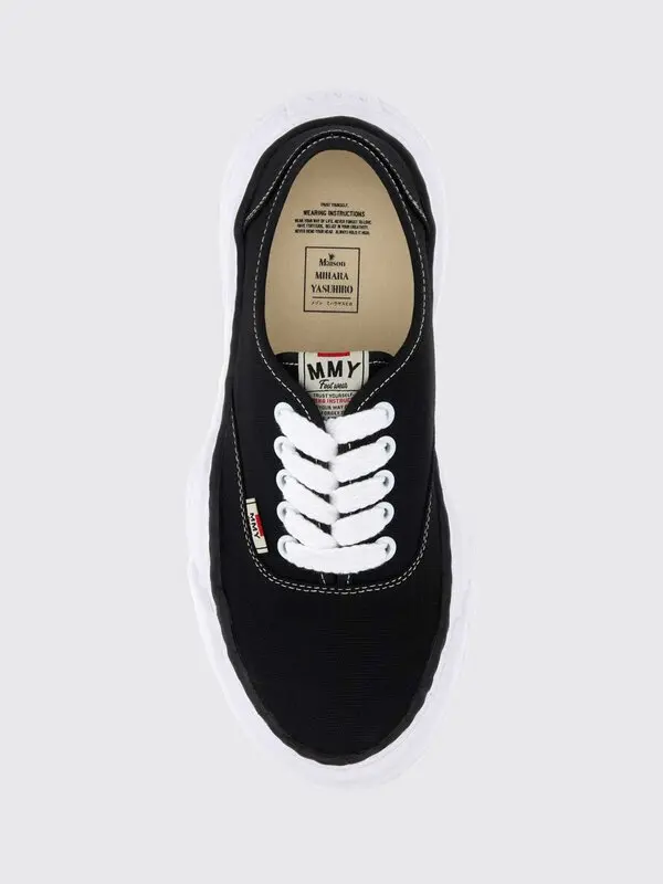 Mihara Yasuhiro Eric Low-top Canvas Platform Sneakers - Black